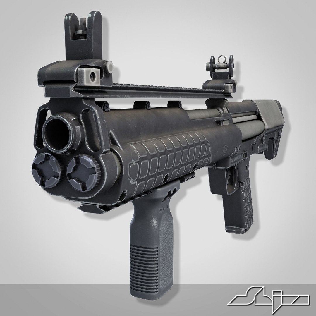kel-tec ksg pump shotgun 3ds