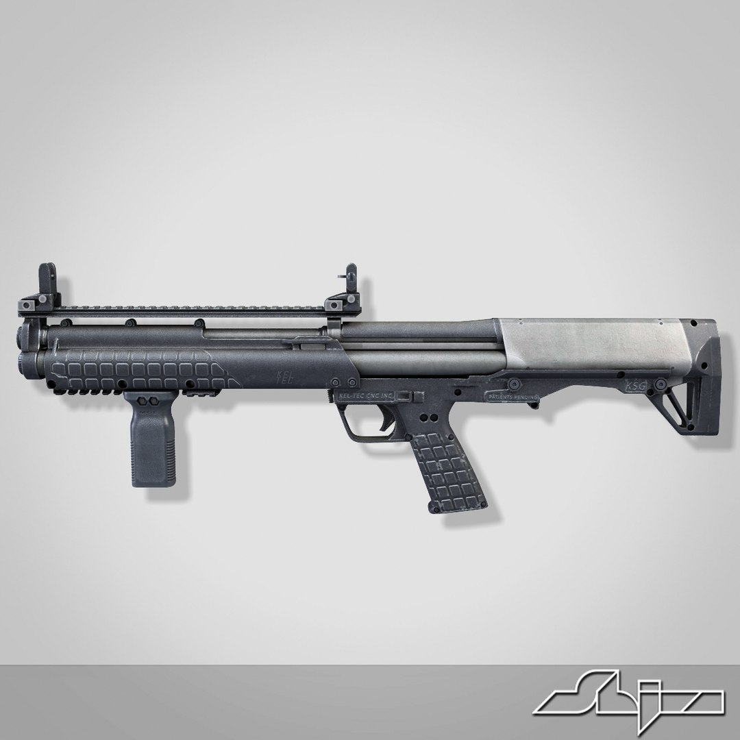 kel-tec ksg pump shotgun 3ds