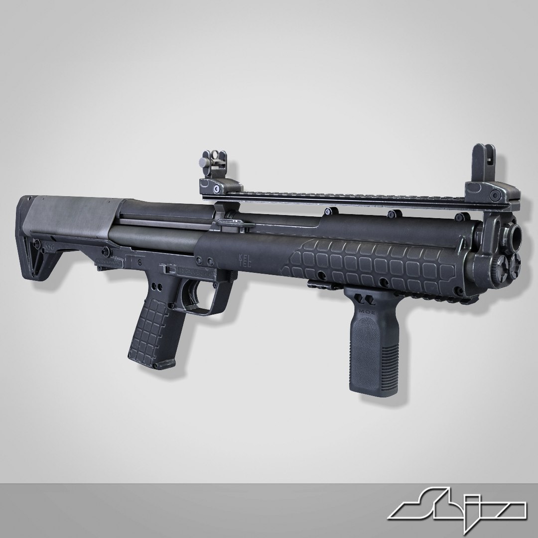 kel-tec ksg pump shotgun 3ds