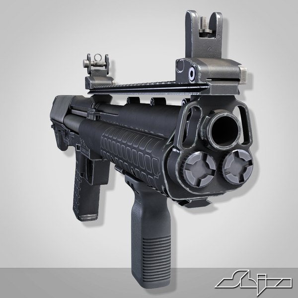 kel-tec ksg pump shotgun 3ds