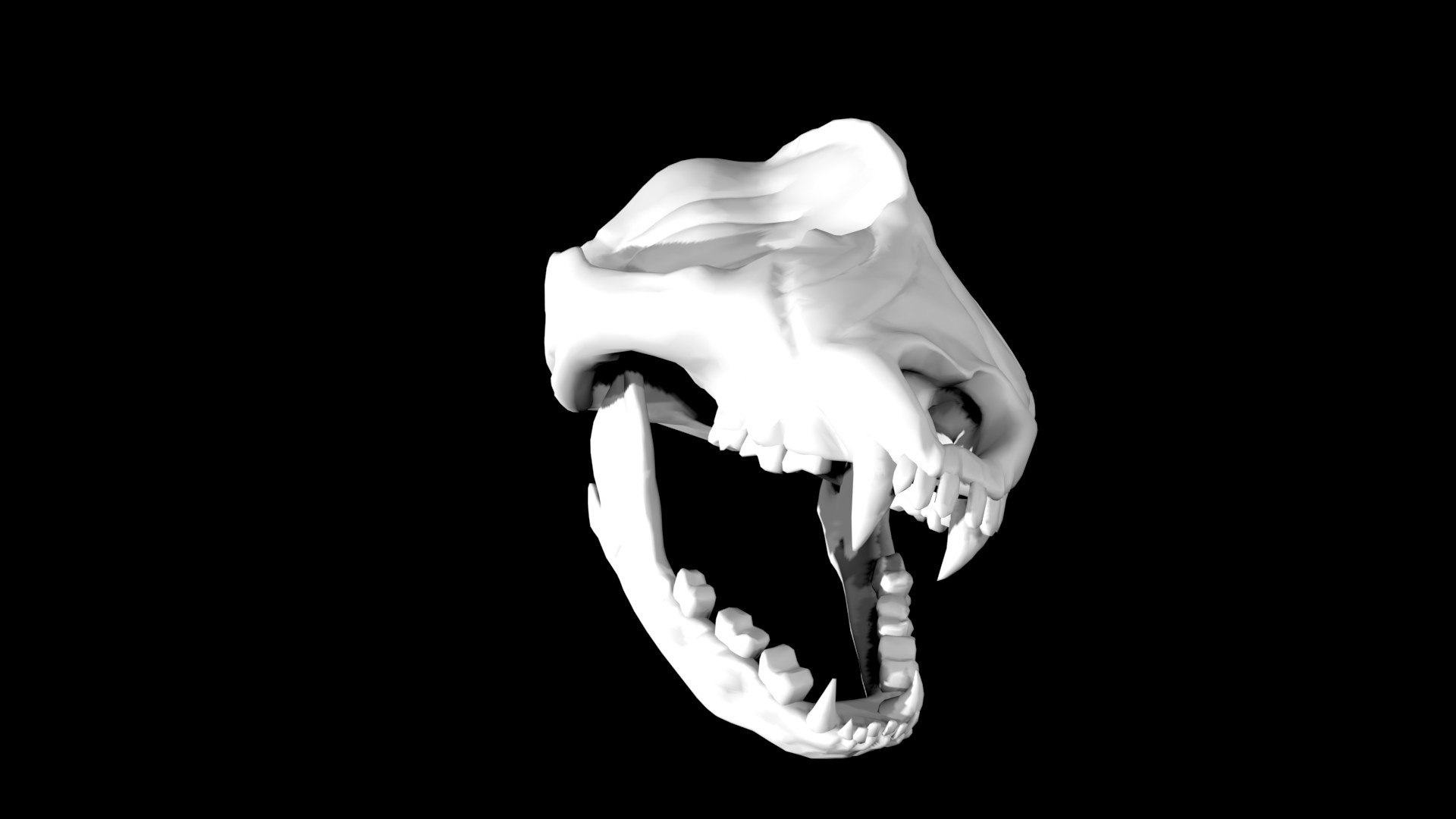 Rigged panda skull model - TurboSquid 1885781