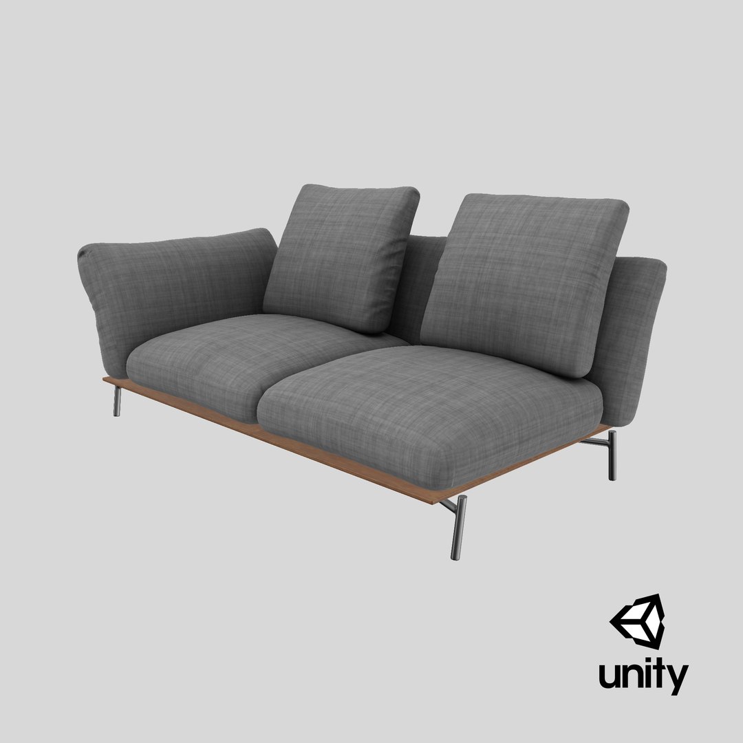 Ambroeus Sofa Double 197cm 3D Model - TurboSquid 1985701
