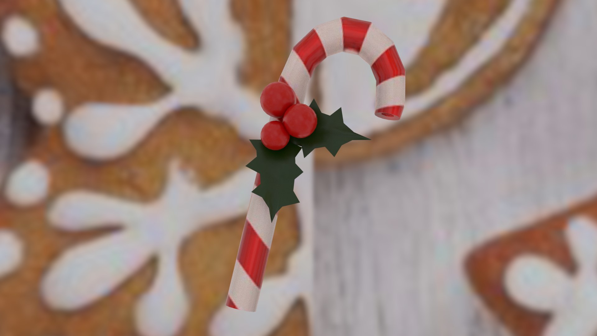 3D Christmas Candy cane - TurboSquid 1988074