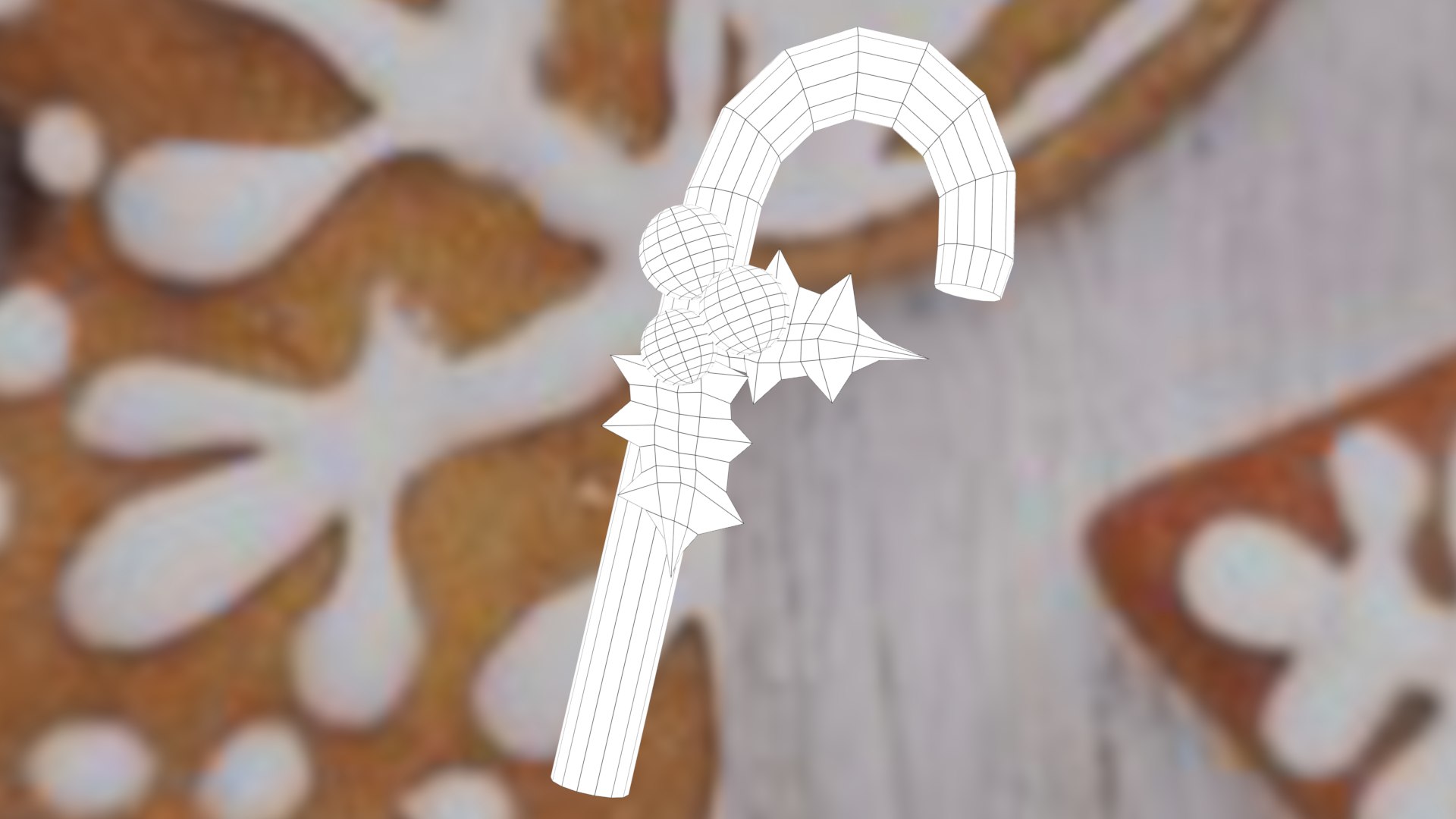 3D Christmas Candy cane - TurboSquid 1988074