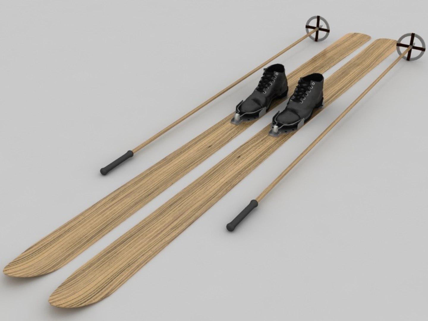 3d Model Skis