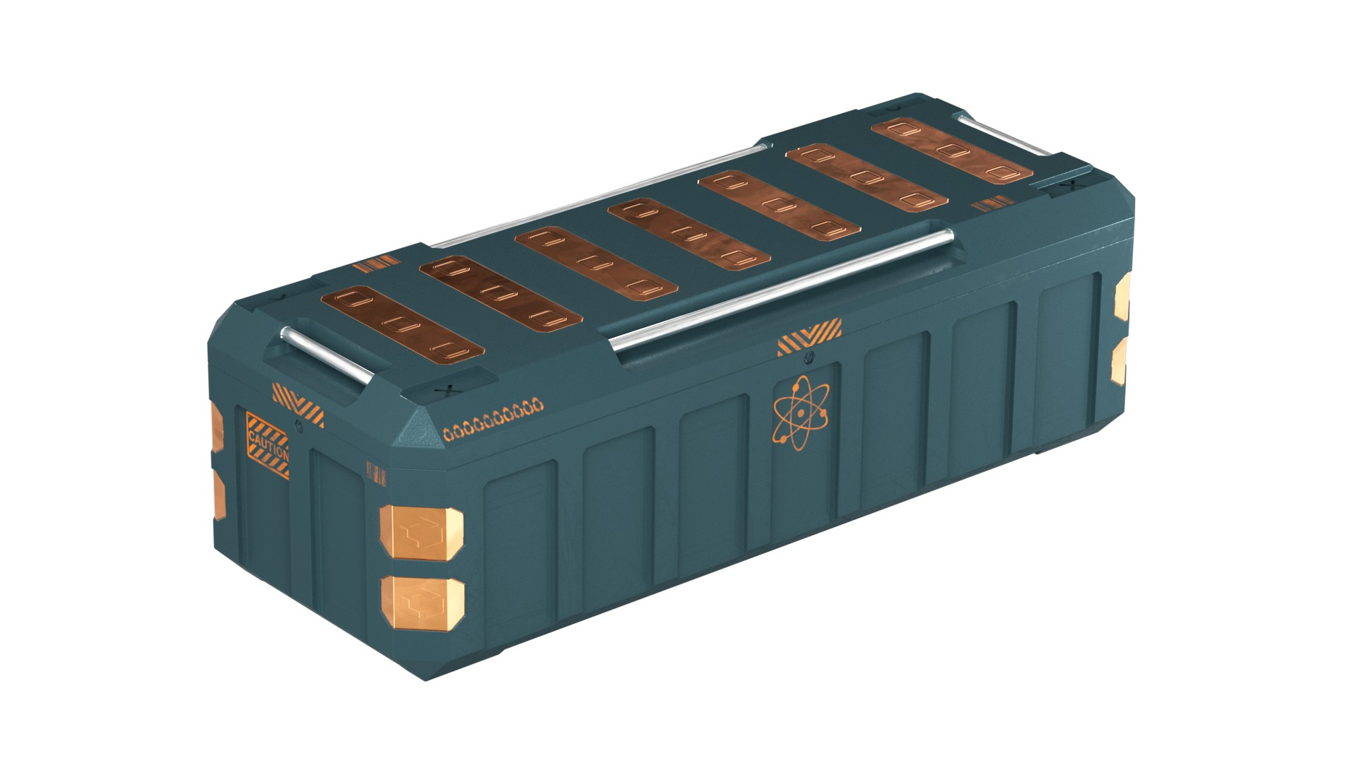 3D Model Sci Fi Storage Crates - Pack Of 3 Different Sizes With 1 ...