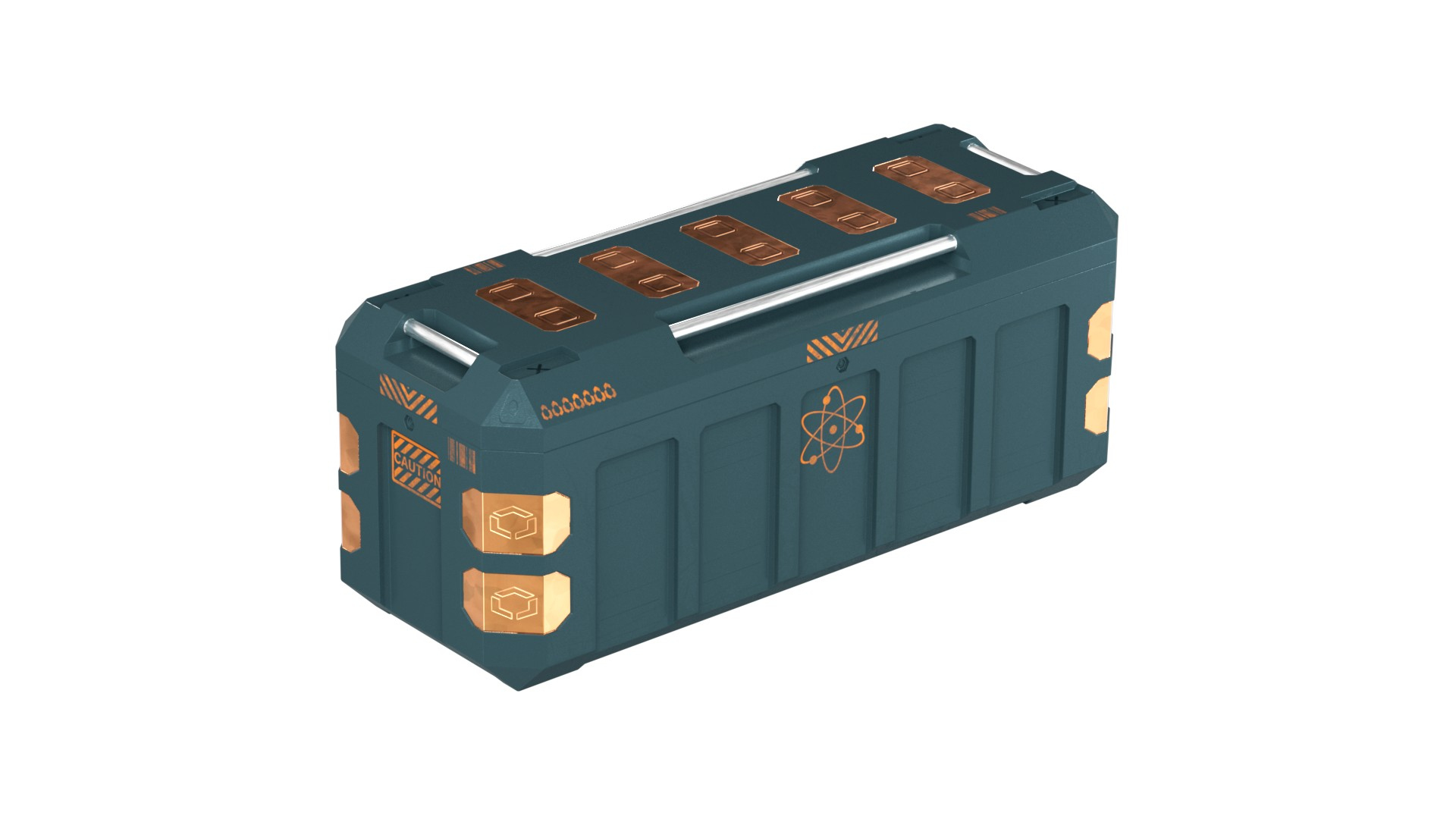 3D Model Sci Fi Storage Crates - Pack Of 3 Different Sizes With 1 ...