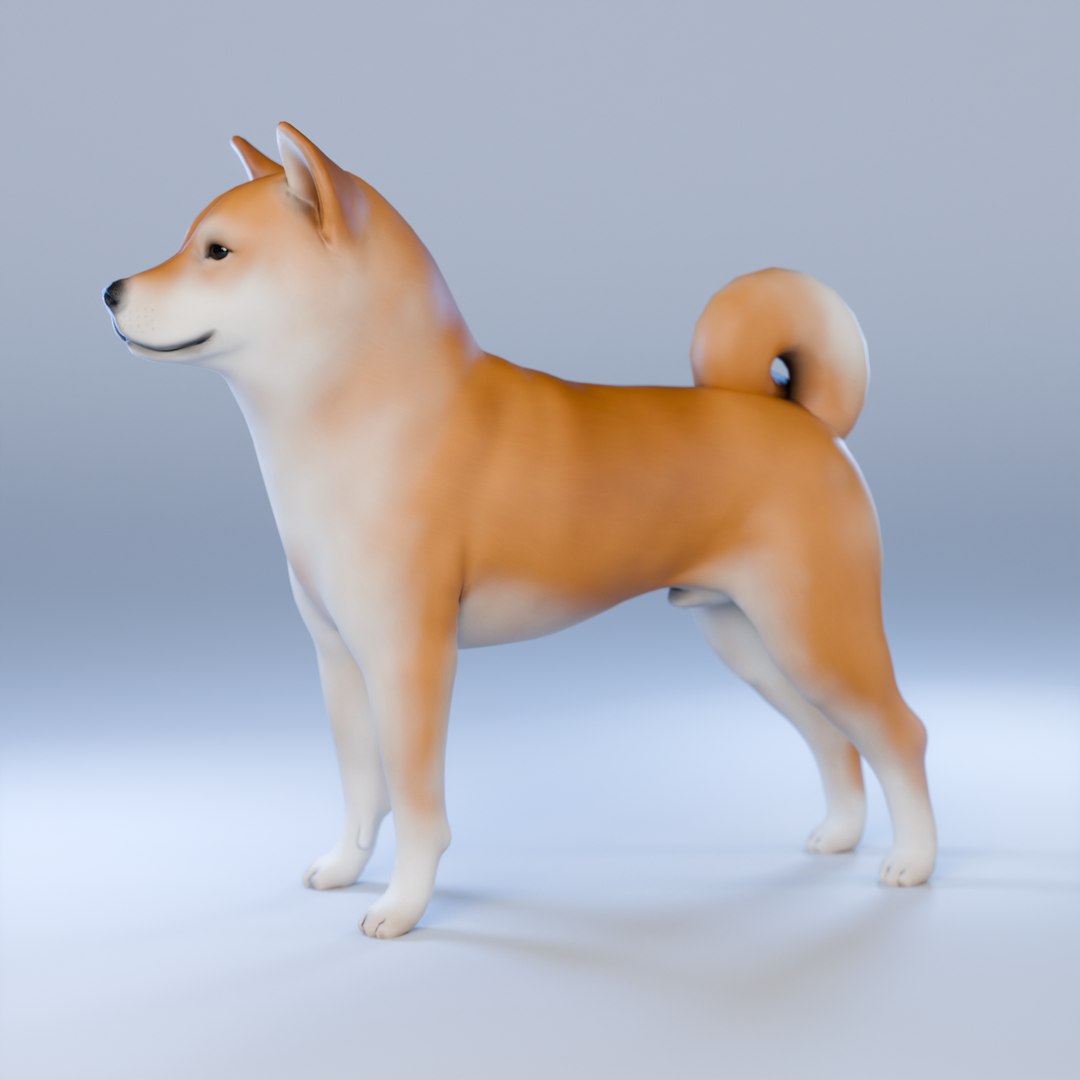Dog Shiba Inu Animal 3D Model 3D Model - TurboSquid 2274820
