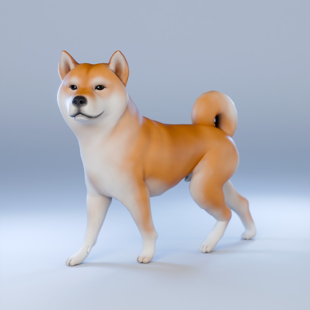 Dog Shiba Inu Animal 3D Model 3D Model - TurboSquid 2274820