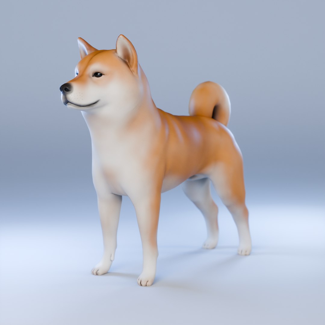 Dog Shiba Inu Animal 3D Model 3D Model - TurboSquid 2274820