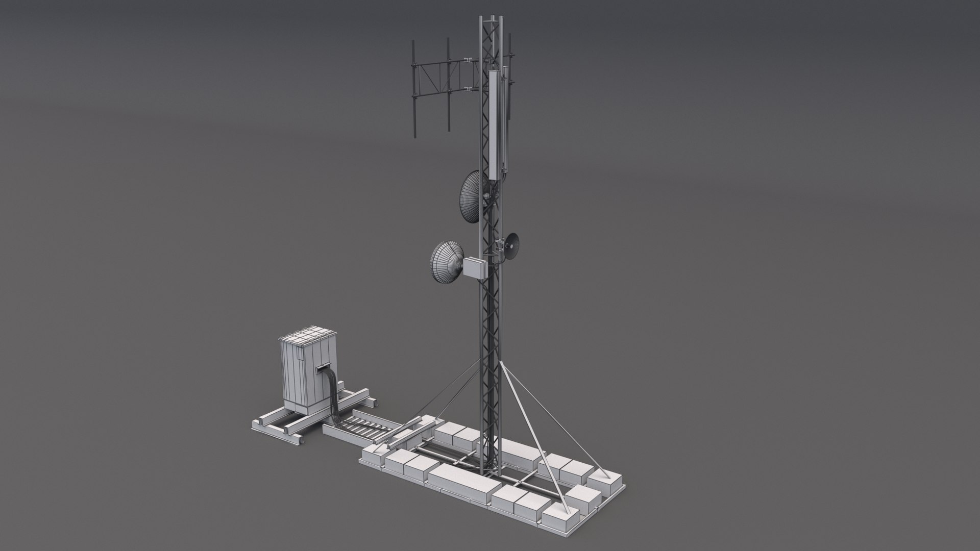 Network Antenna 3D Model - TurboSquid 1664883