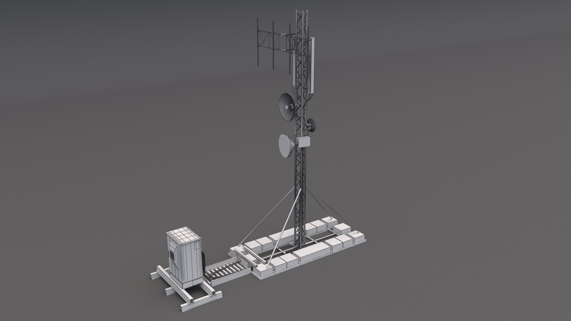 Network Antenna 3D Model - TurboSquid 1664883