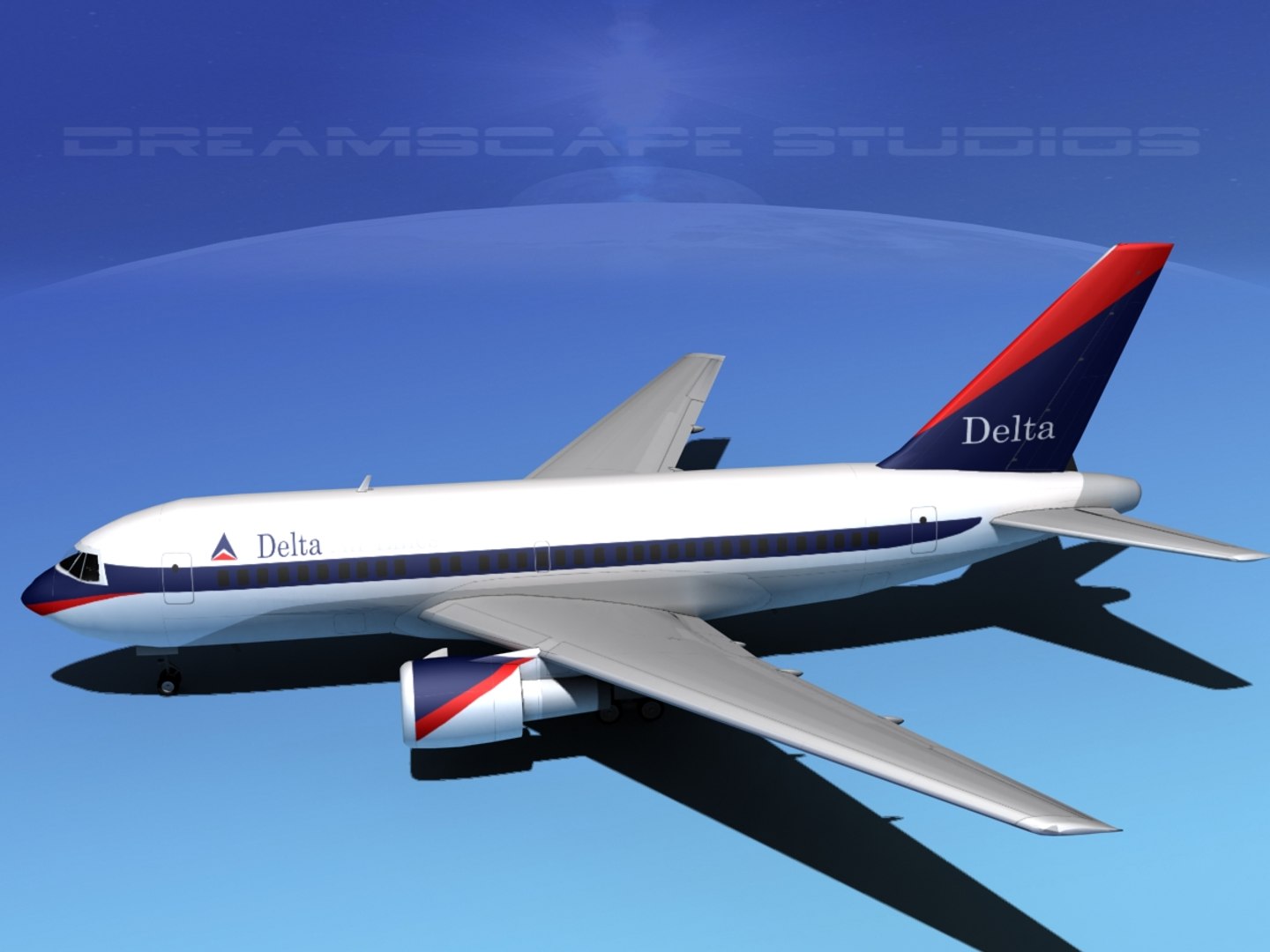 3d Boeing 767 767-100