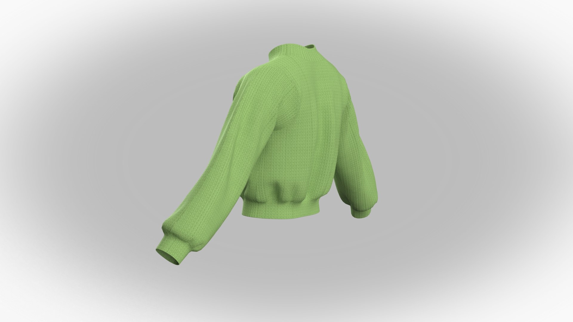 Women Crop Sweater 3D Model Model - TurboSquid 2519822