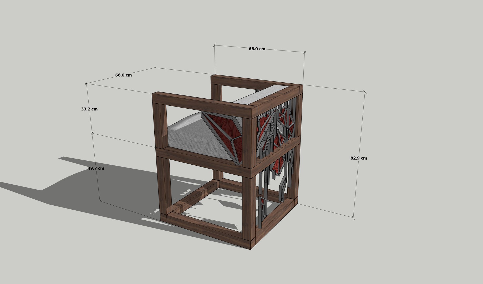 Geometric Gem Chair 3D Model 3D Model - TurboSquid 2299541