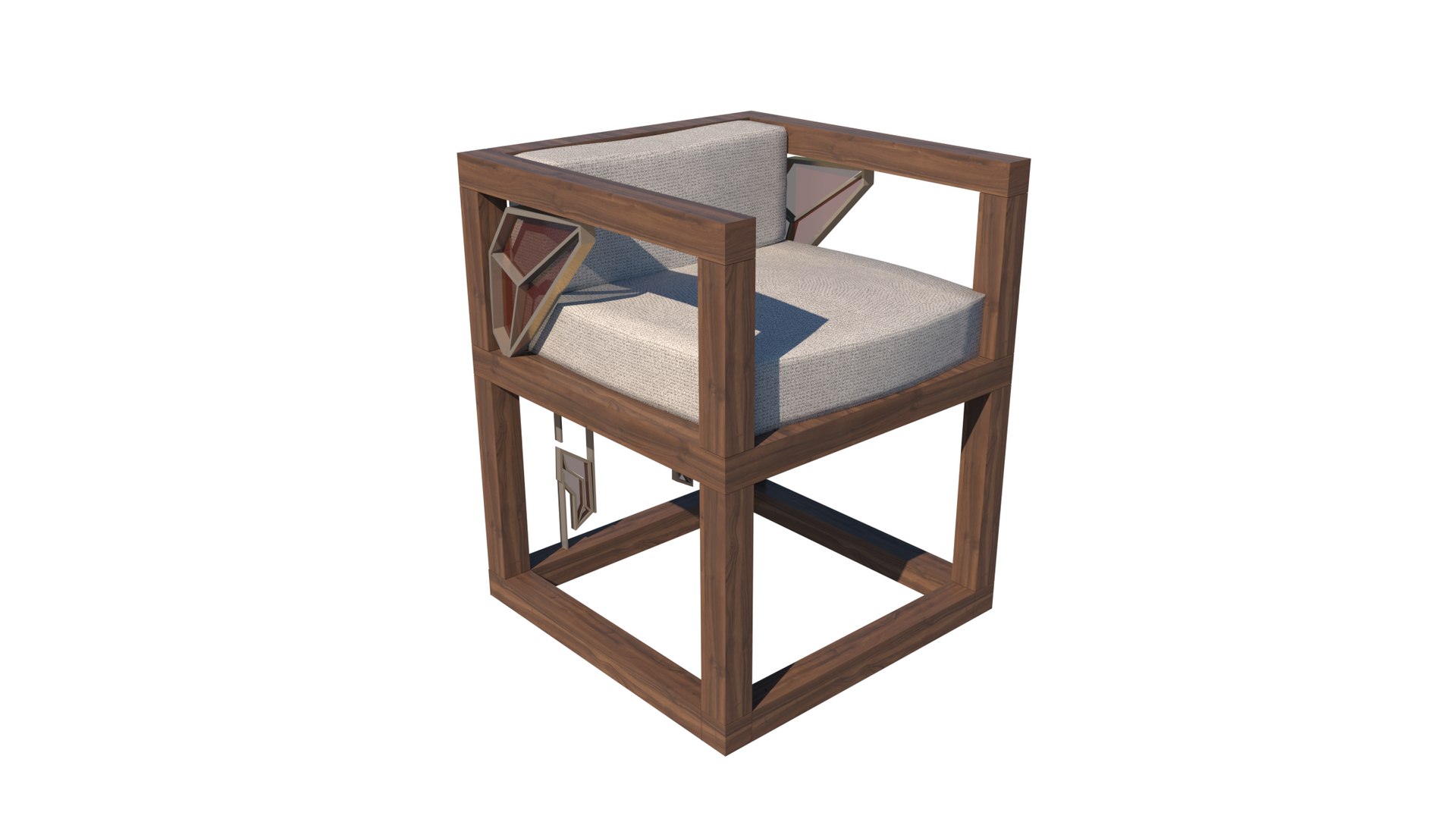 Geometric Gem Chair 3D Model 3D Model - TurboSquid 2299541
