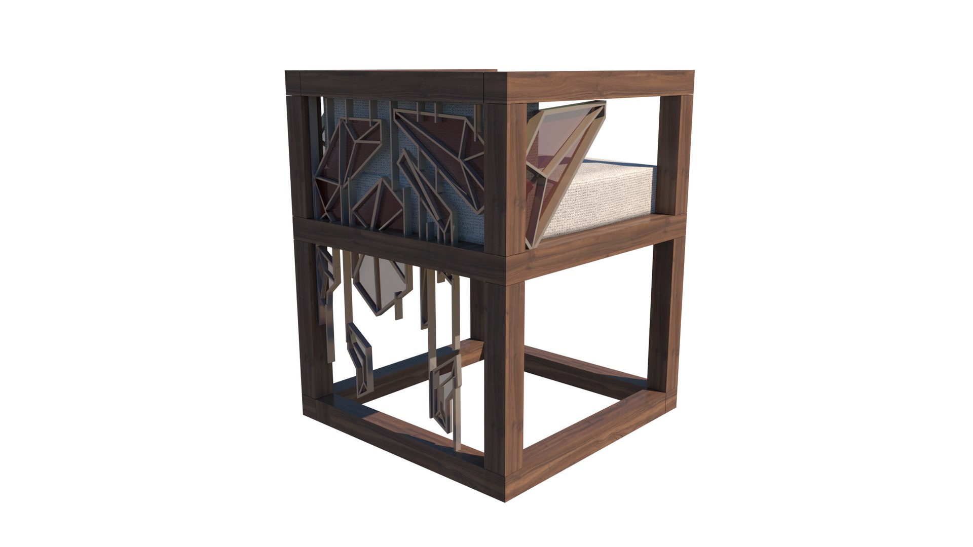 Geometric Gem Chair 3D Model 3D Model - TurboSquid 2299541