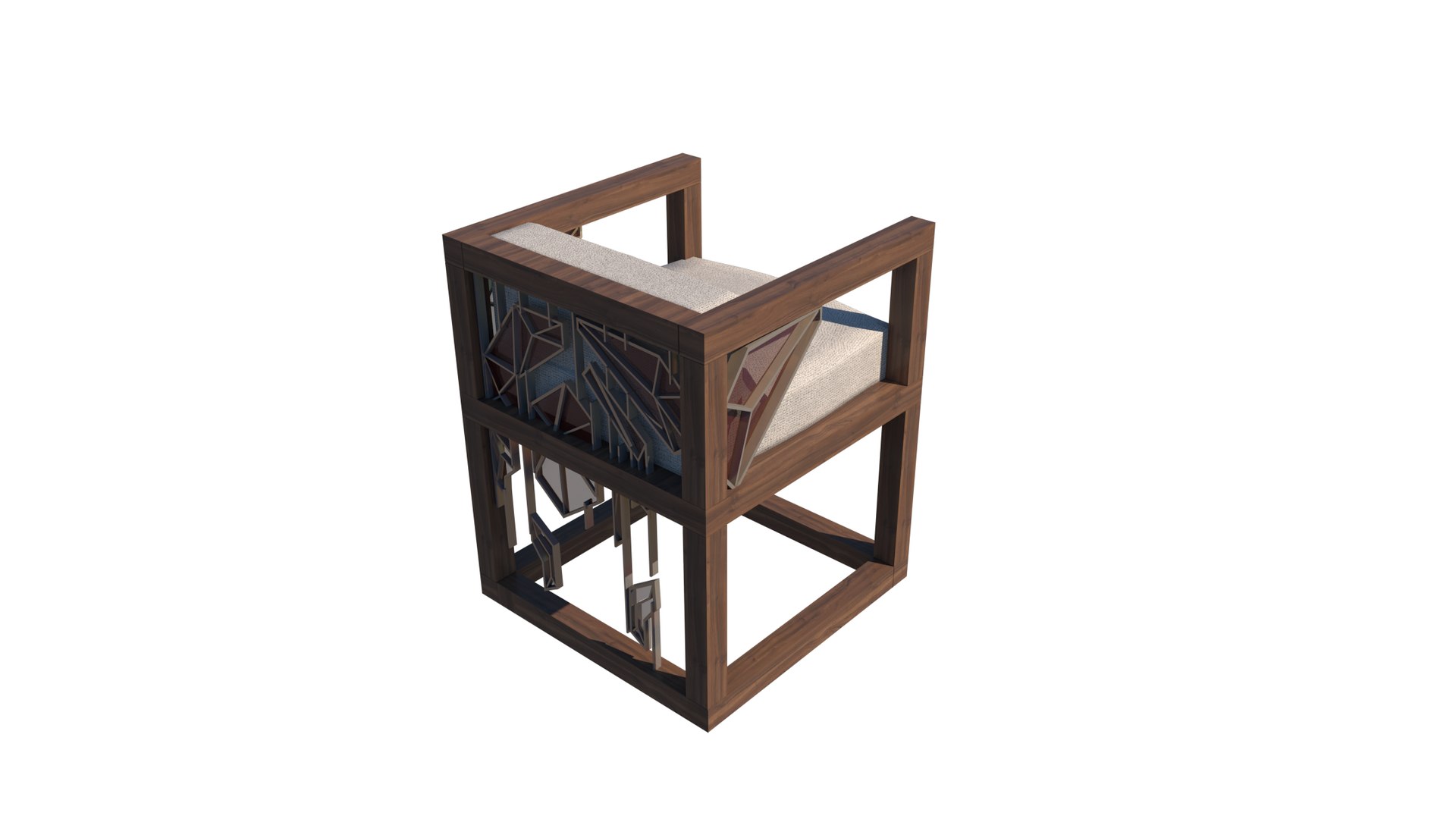 Geometric Gem Chair 3D Model 3D Model - TurboSquid 2299541