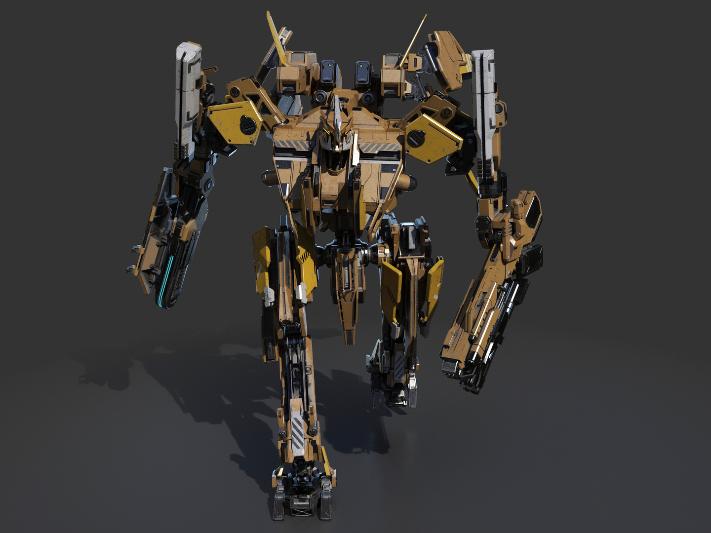 Mech robot model - TurboSquid 1671412