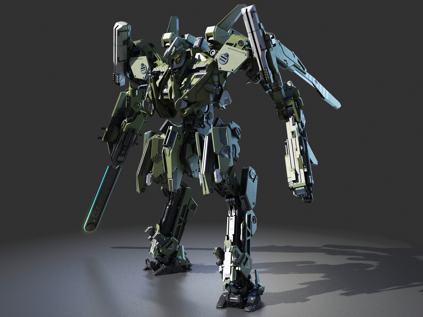 Mech robot model - TurboSquid 1671412
