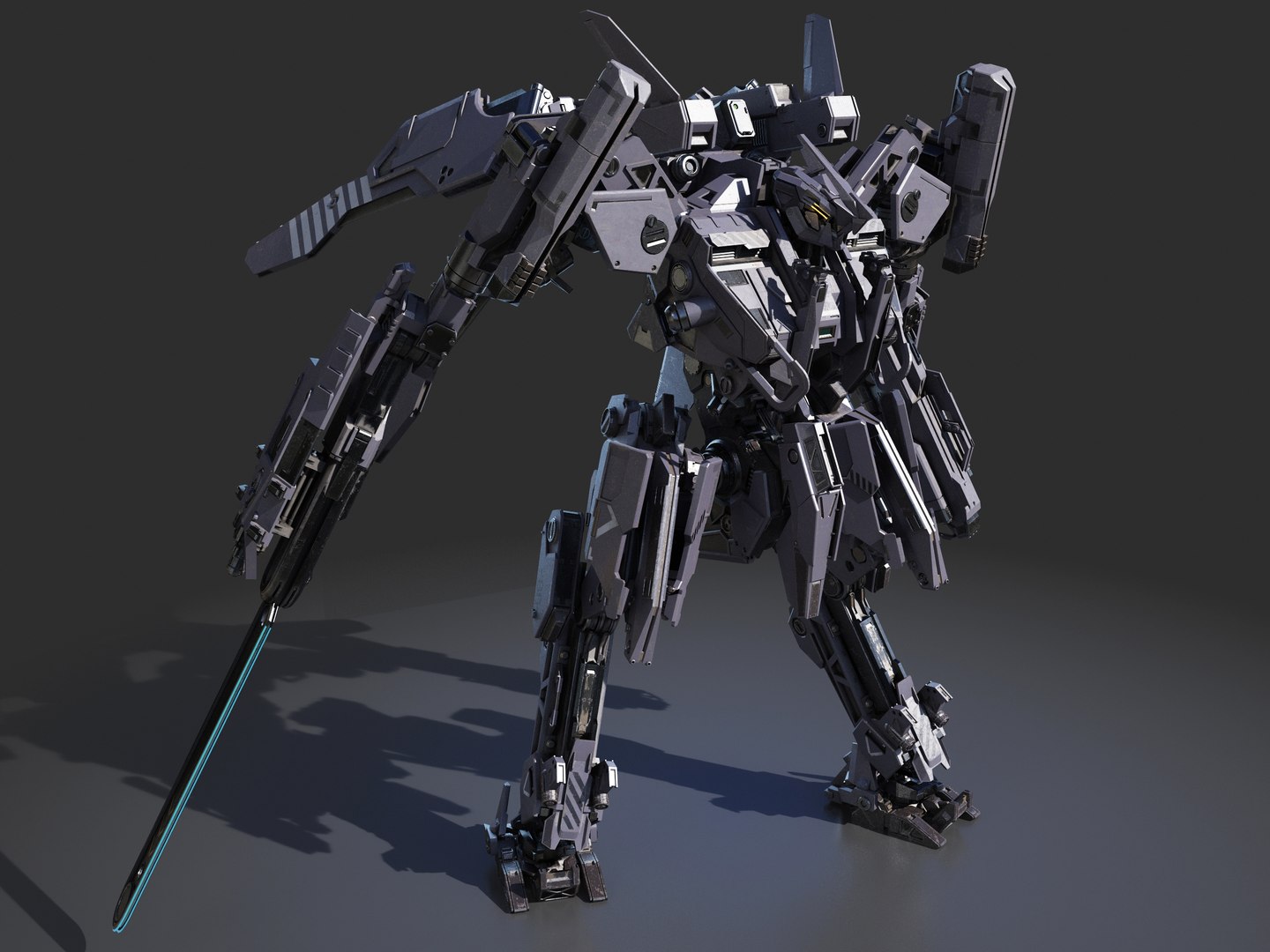 Mech robot model - TurboSquid 1671412