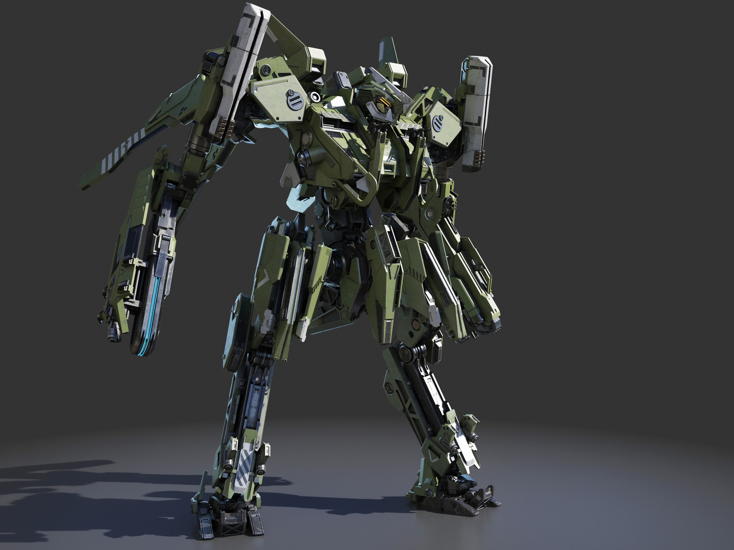Mech robot model - TurboSquid 1671412
