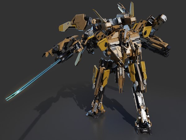 Mech robot model - TurboSquid 1671412