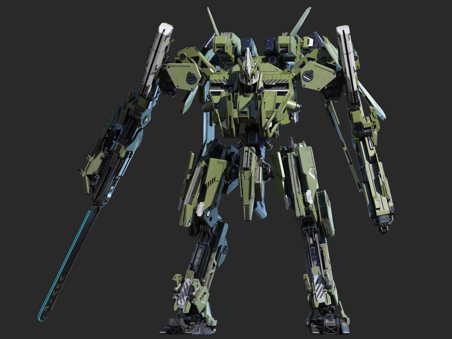 Mech robot model - TurboSquid 1671412