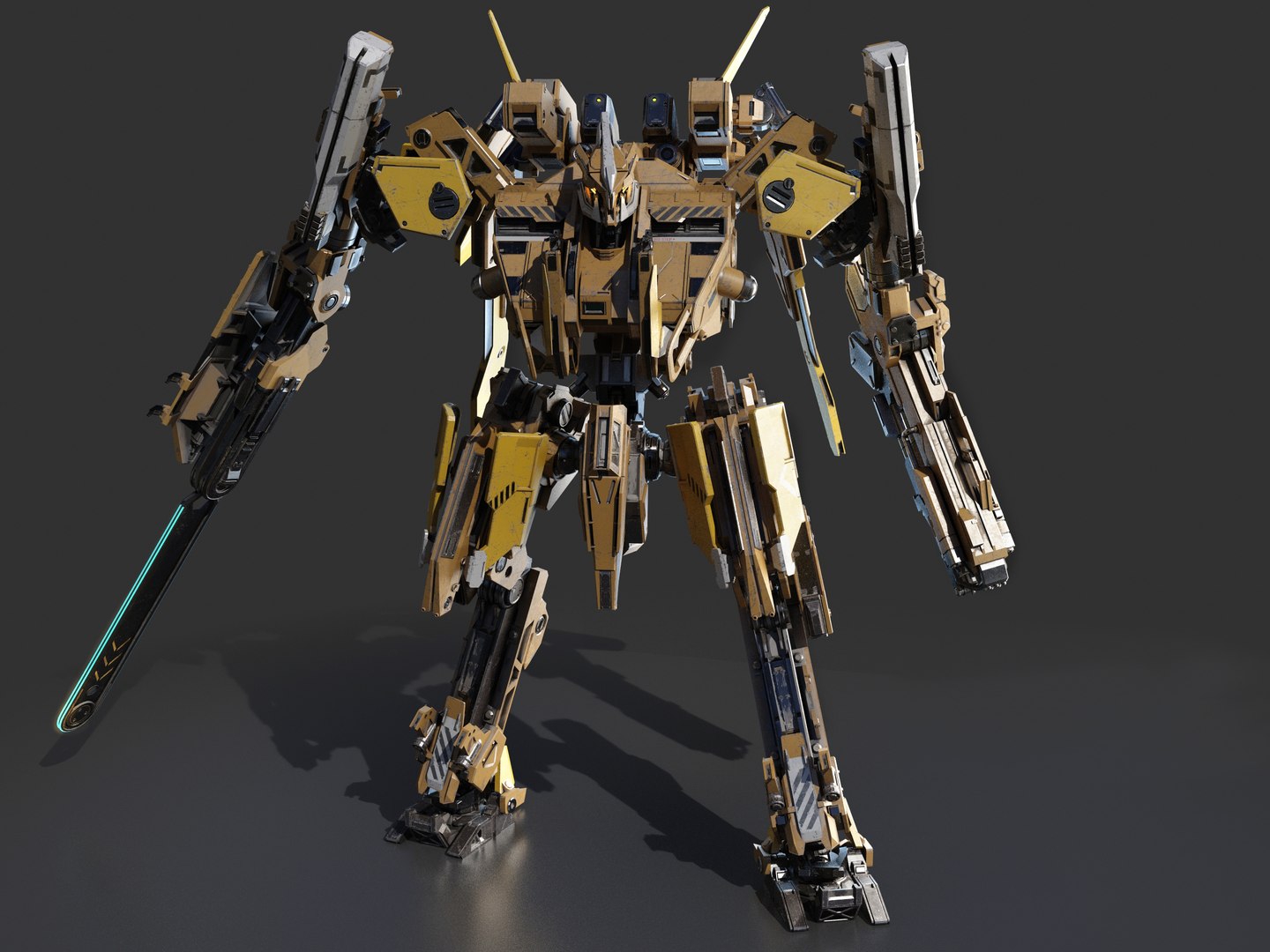 Mech Robot Model - TurboSquid 1671412