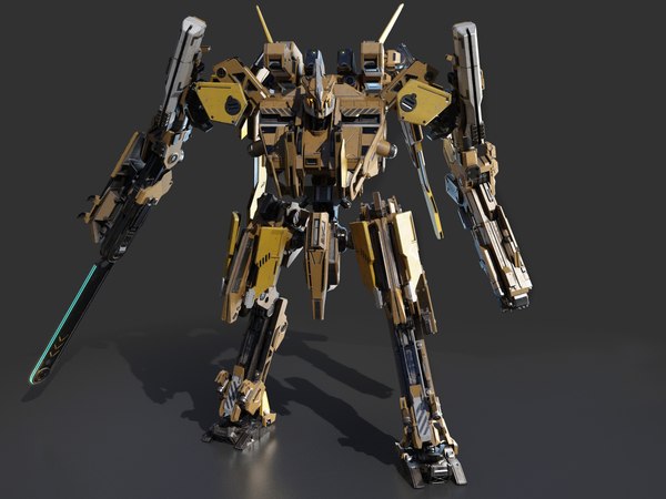 Mech robot model - TurboSquid 1671412