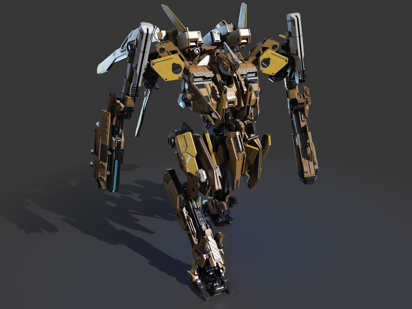 Mech Robot Model - TurboSquid 1671412