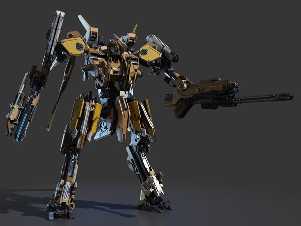 Mech robot model - TurboSquid 1671412