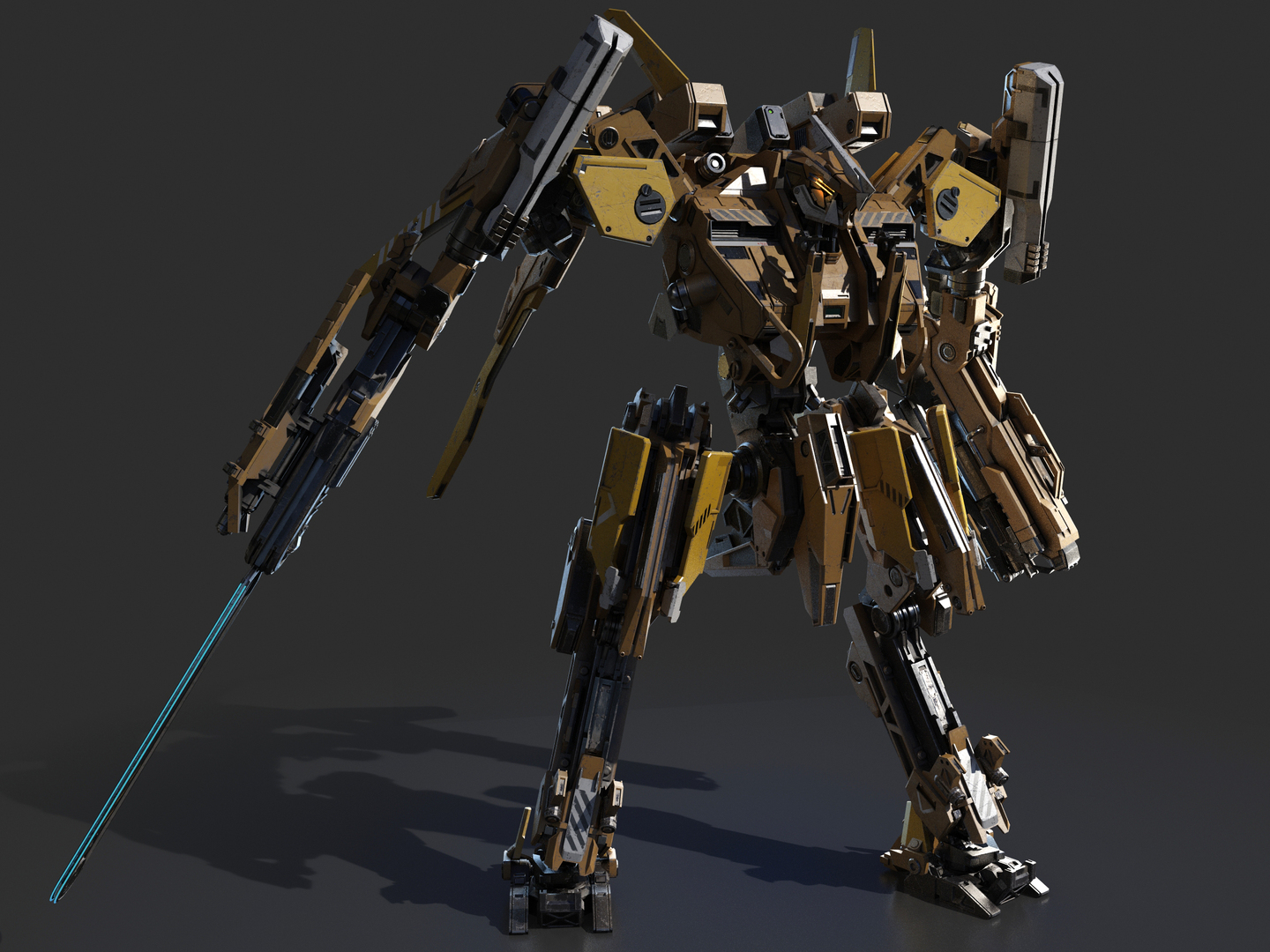Mech robot model - TurboSquid 1671412
