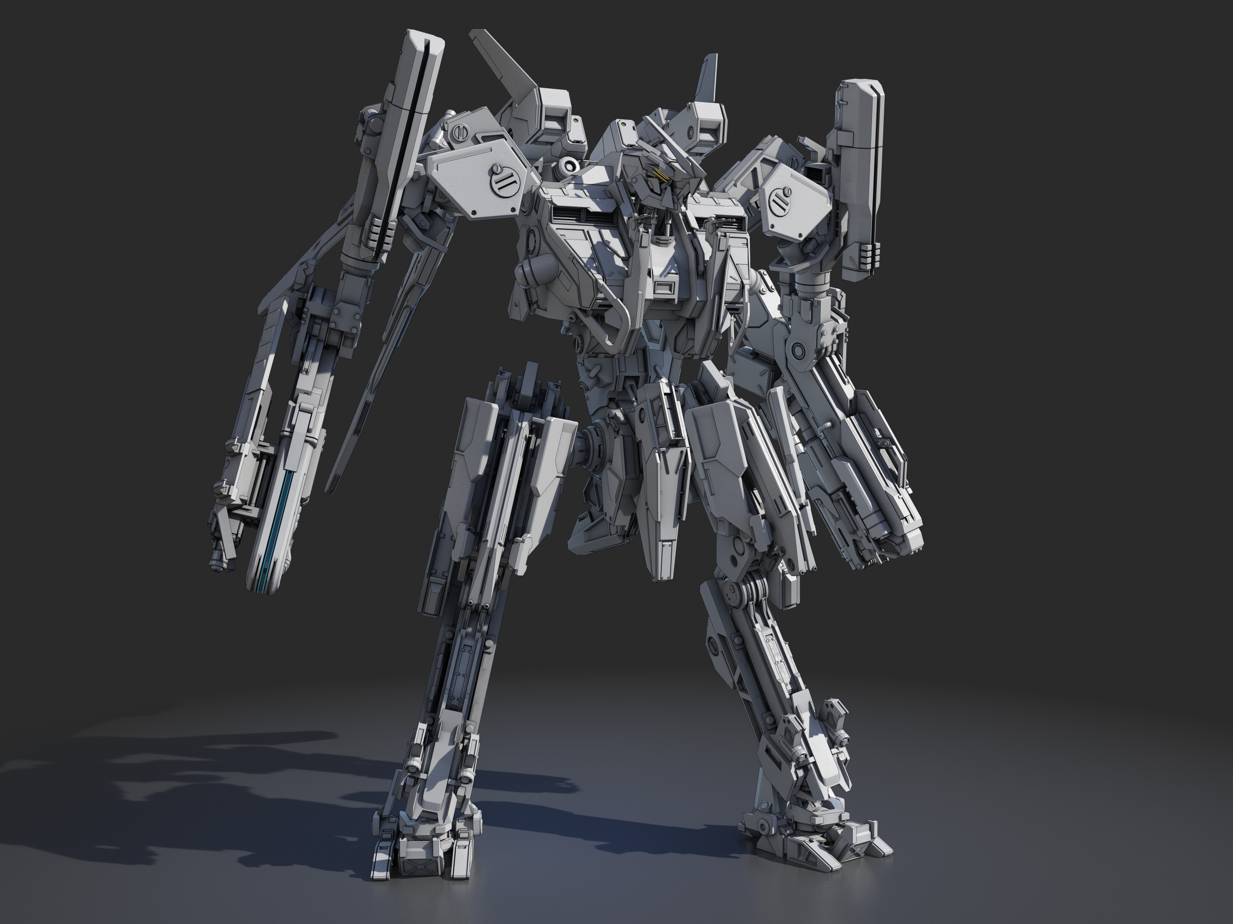Mech robot model - TurboSquid 1671412