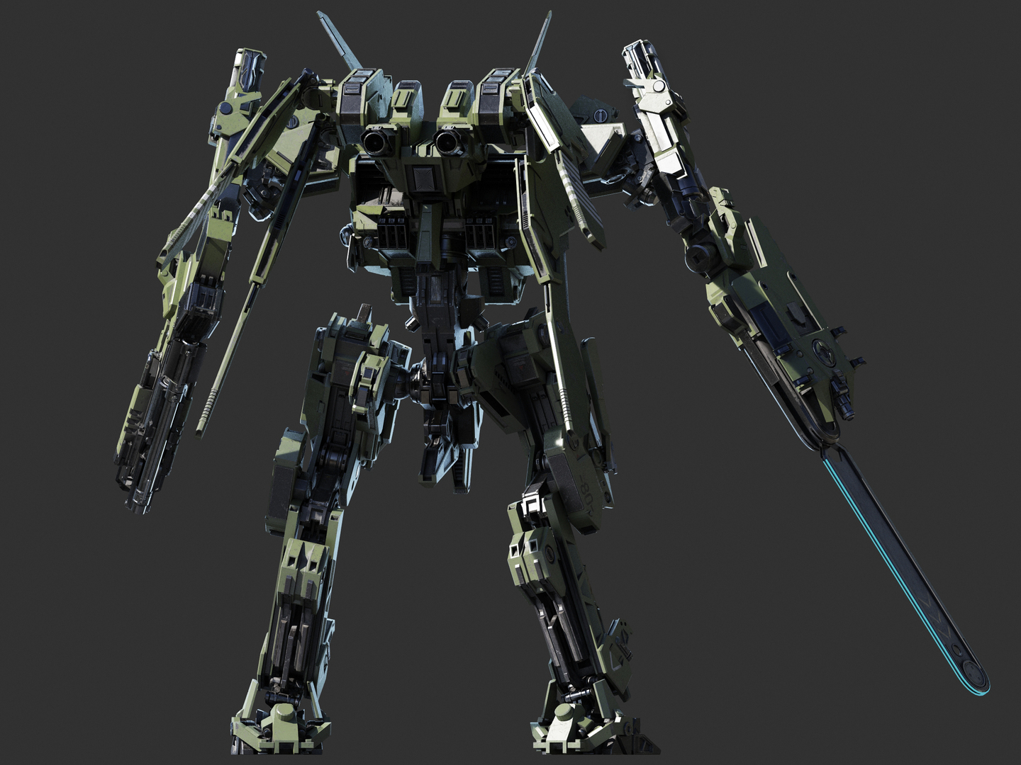 Mech robot model - TurboSquid 1671412