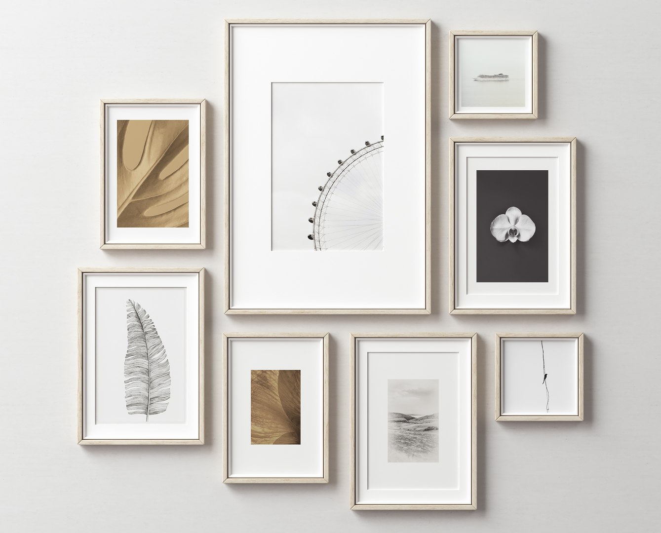 3D Picture Frames Set-304 model - TurboSquid 1866453