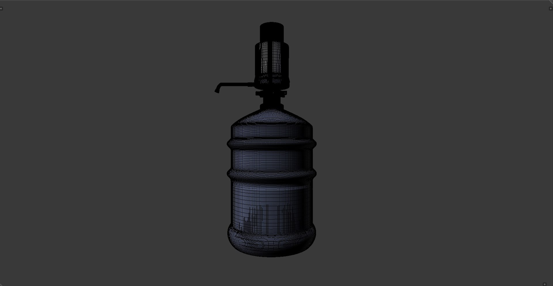 Bottle water model - TurboSquid 1555872