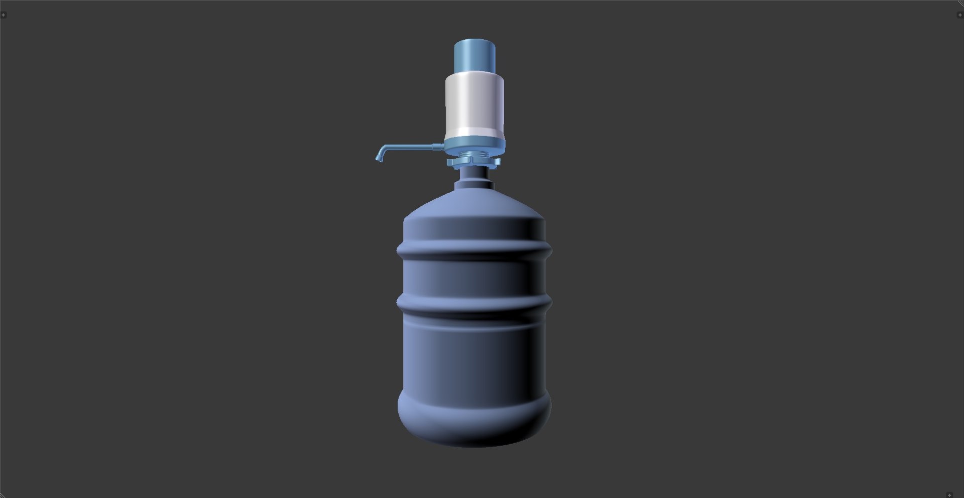 Bottle water model - TurboSquid 1555872