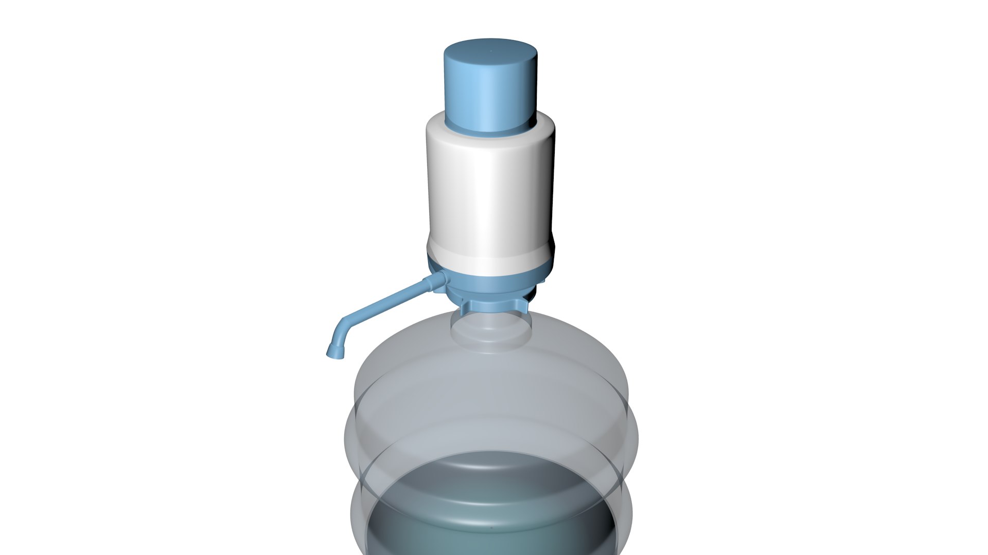 Bottle water model - TurboSquid 1555872
