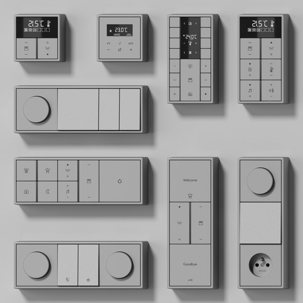 JUNG LS Cube FULL Collection 217 items3D模型 - TurboSquid 1990781