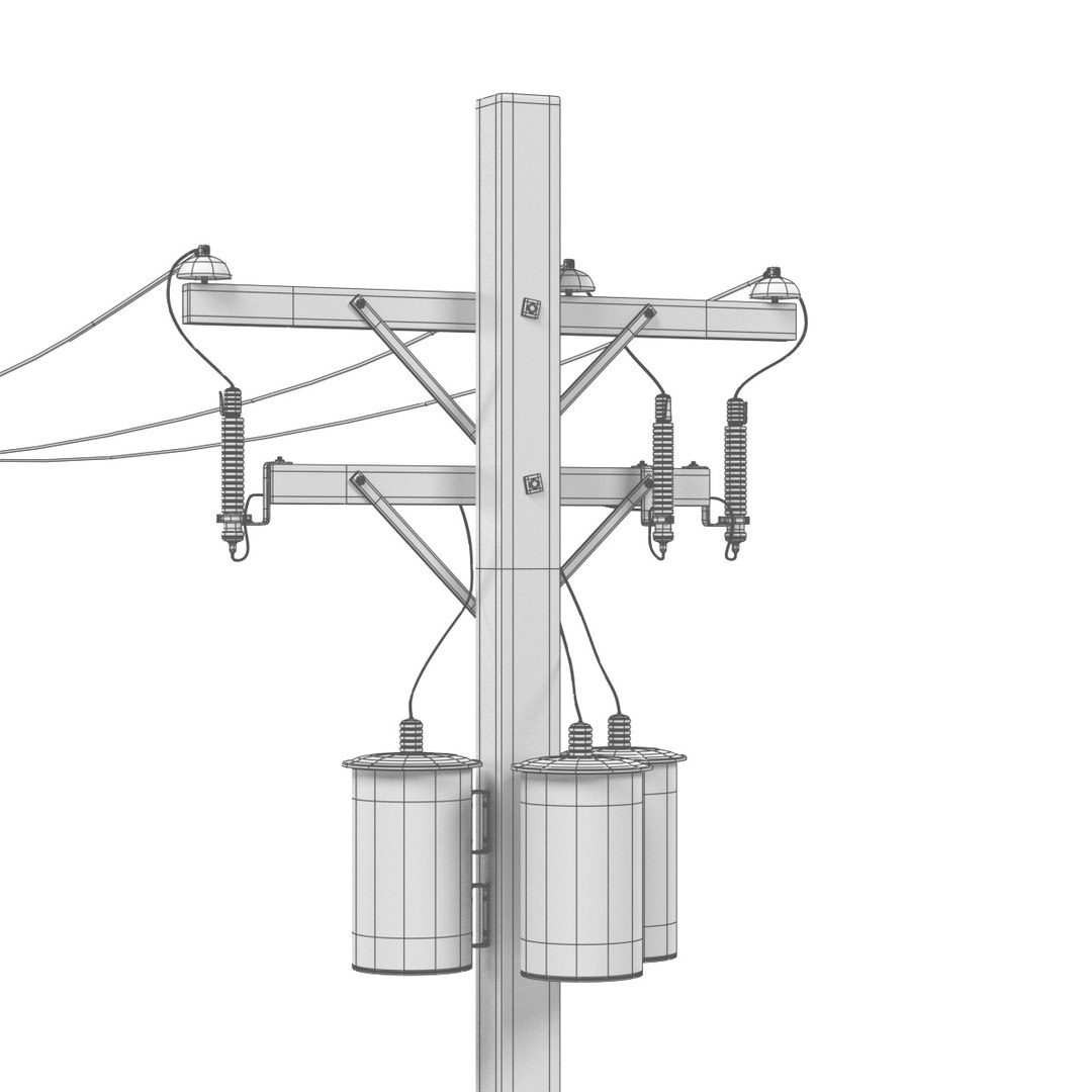 3d Model Electric Line