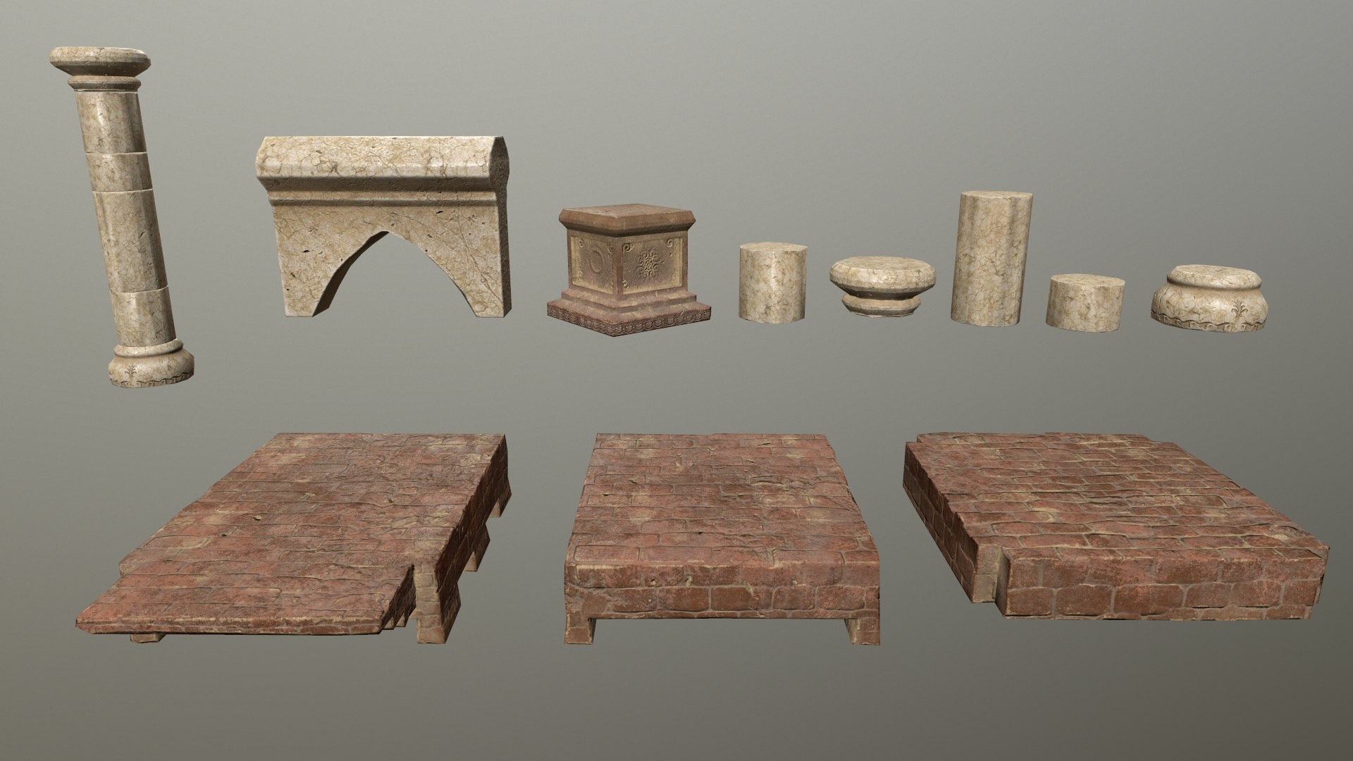 3D model Altar Set - TurboSquid 1760692