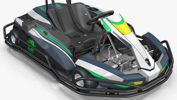 3D Petrol Powered Kart with Roll Bar model - TurboSquid 1886758