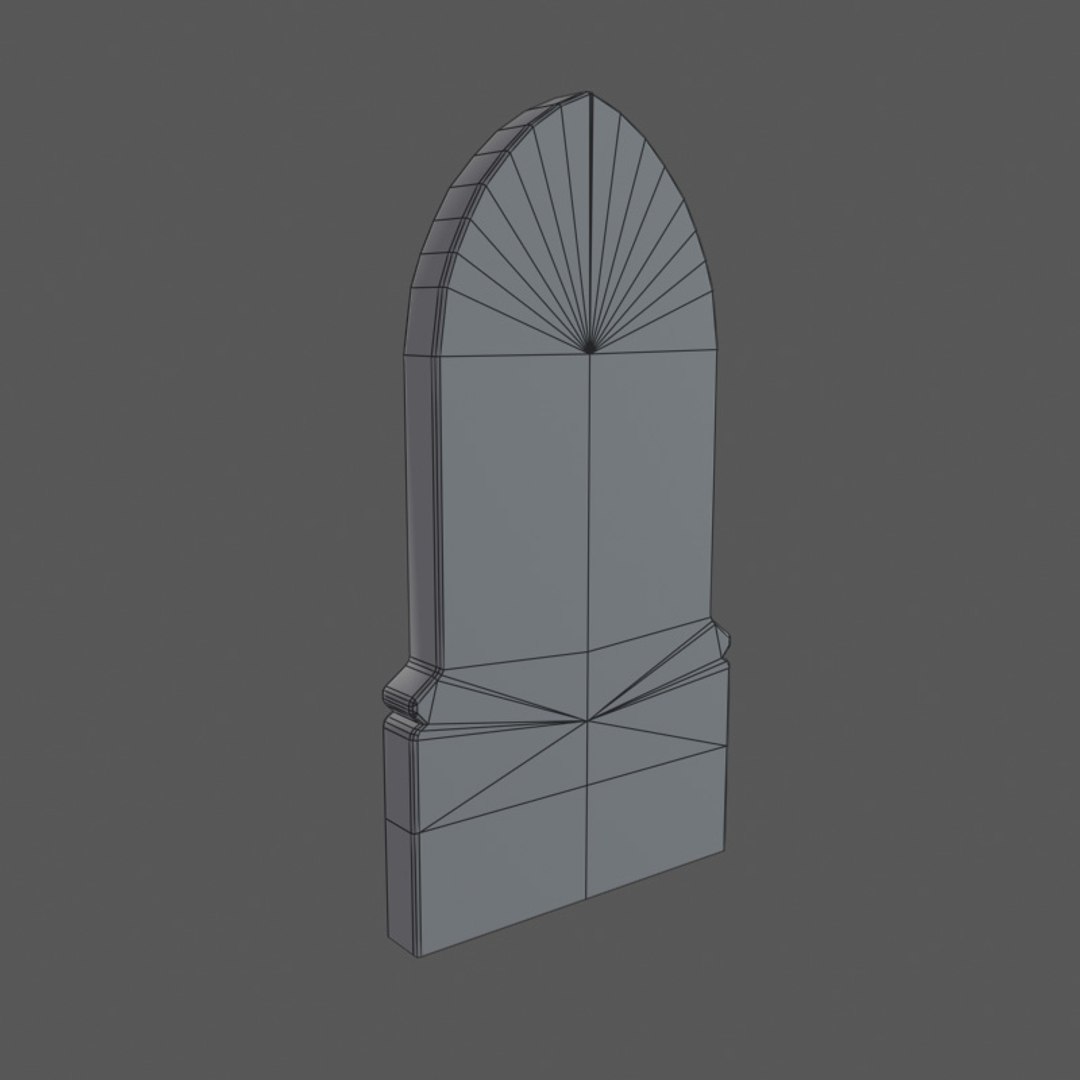 3d model grave gravestone stone