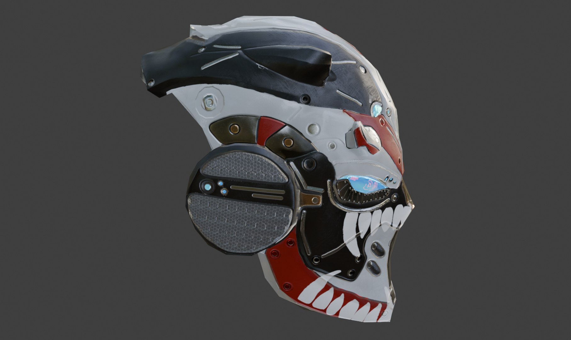 3D Model Veil Of The Unspoken Ghost Mask - TurboSquid 2520049