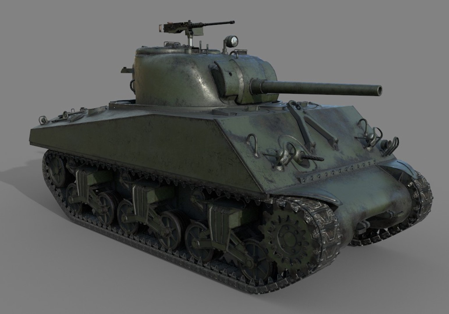 Sherman M4a3 Model - TurboSquid 1556158