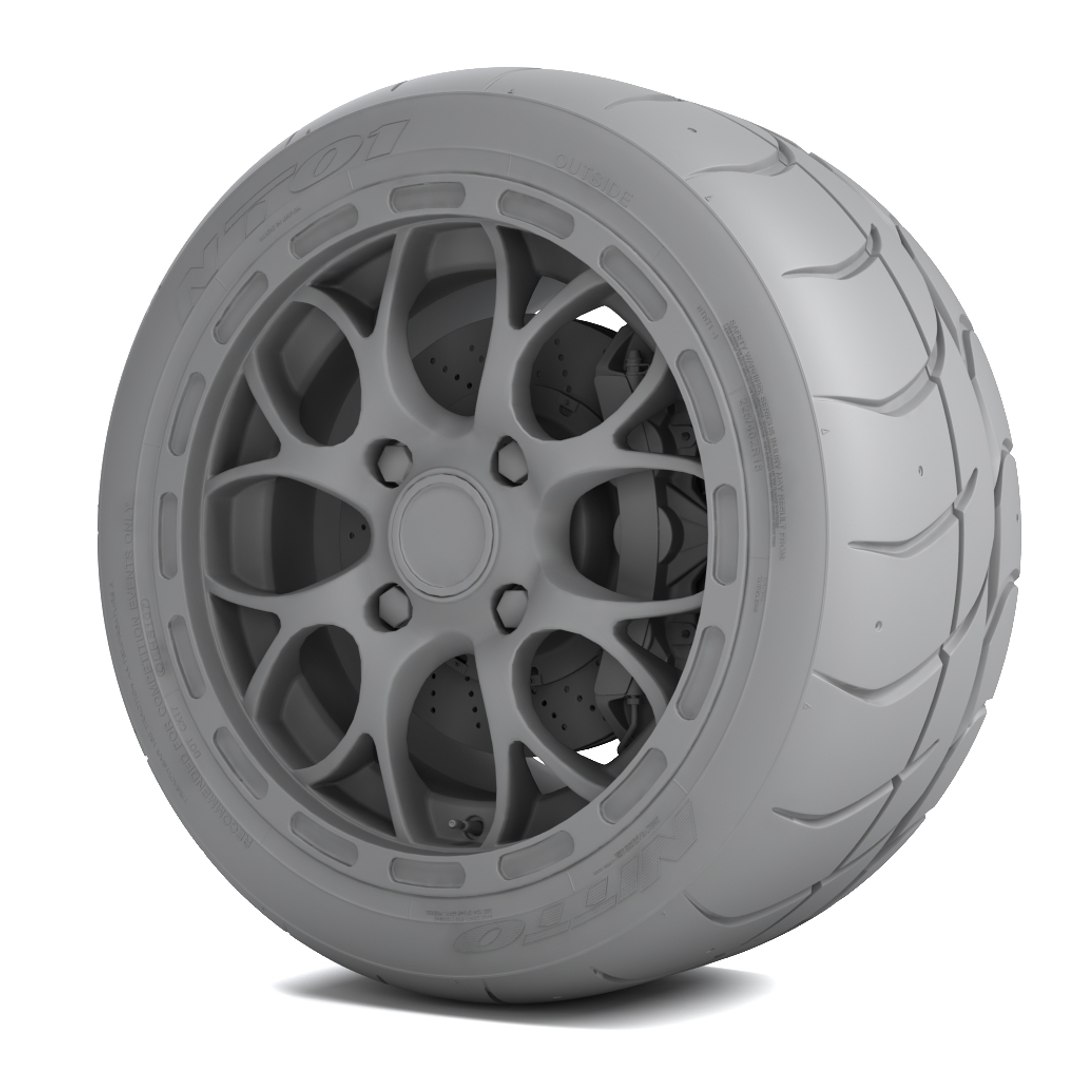 3dsmax Compomotive Cxr Rim Nitto