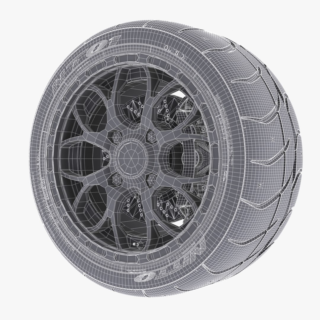 3dsmax Compomotive Cxr Rim Nitto