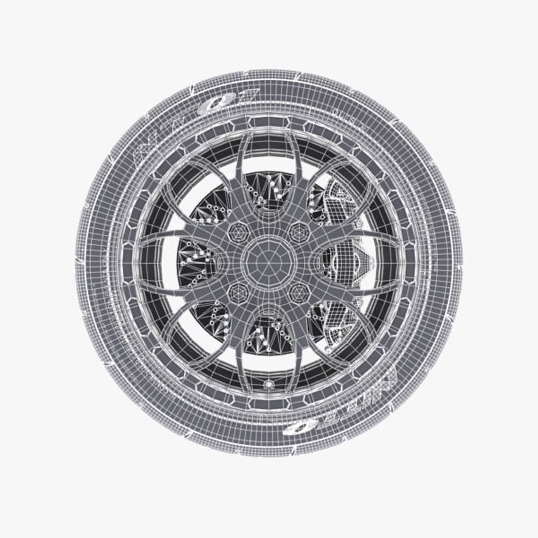 3dsmax Compomotive Cxr Rim Nitto