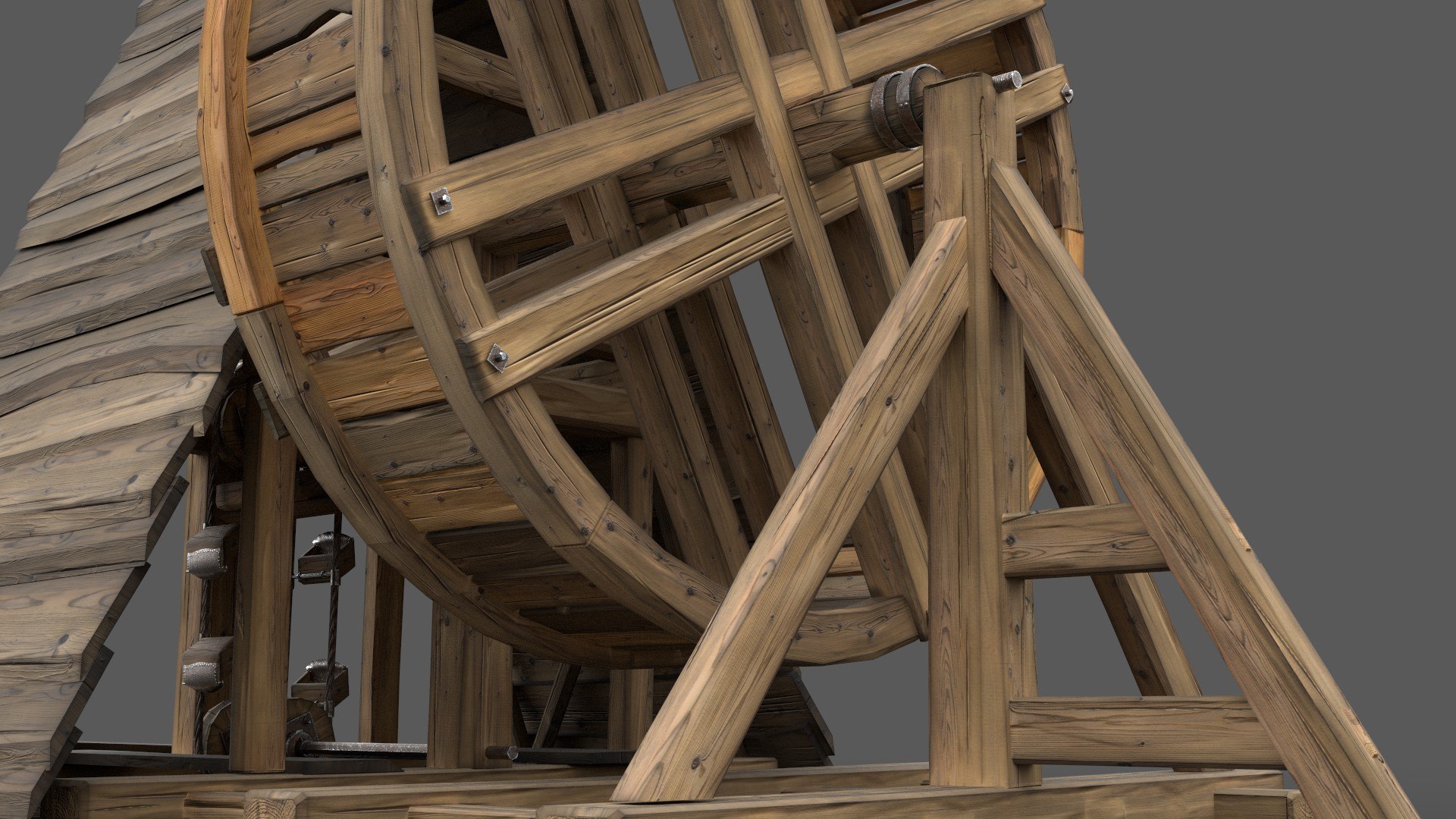 Medieval Gold Mining Machine 3D Model - TurboSquid 2145765